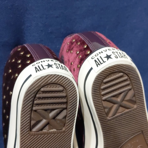 Converse | Shoes | Converse Chuck Taylor Lux Wedges Ruby Sneakers ...